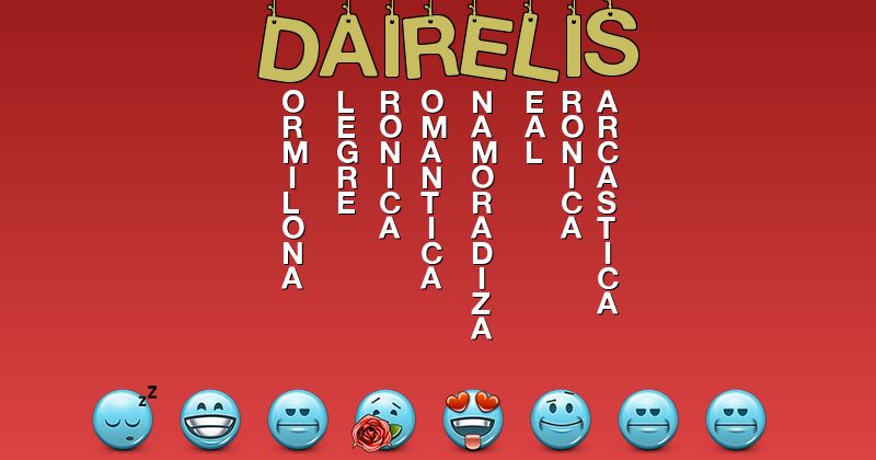 Emoticonos que describen a: dairelis - Emoticones para tu nombre Emoticonos que describen a: dairelis - Emoticones para tu nombre