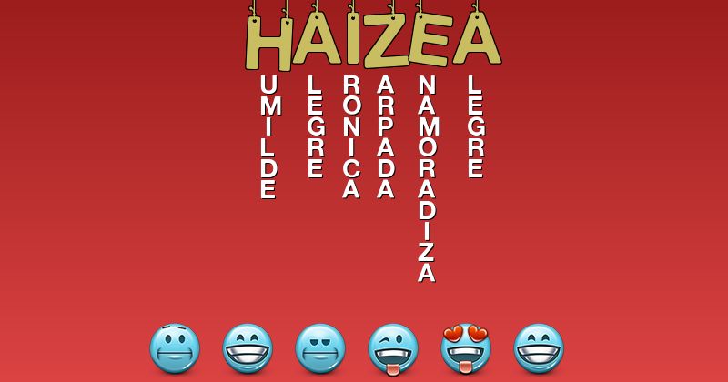 Emoticonos que describen a: 💚🖤haizea - Emoticones para tu nombre