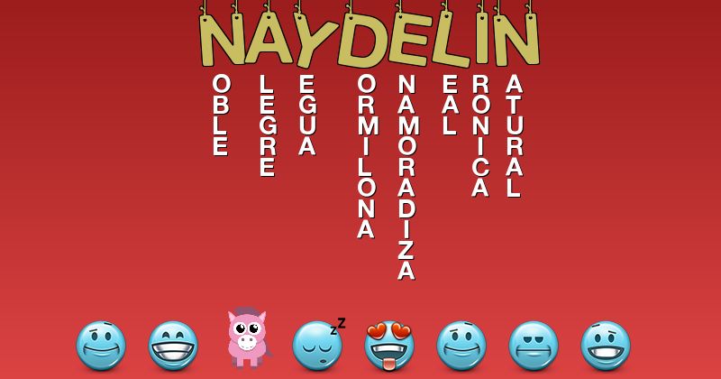 Emoticonos que describen a: naydelin - Emoticones para tu nombre