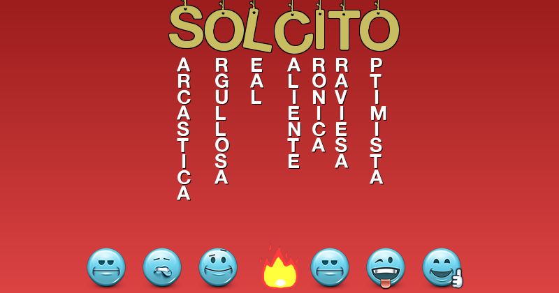 Emoticonos que describen a: solcito - Emoticones para tu nombre