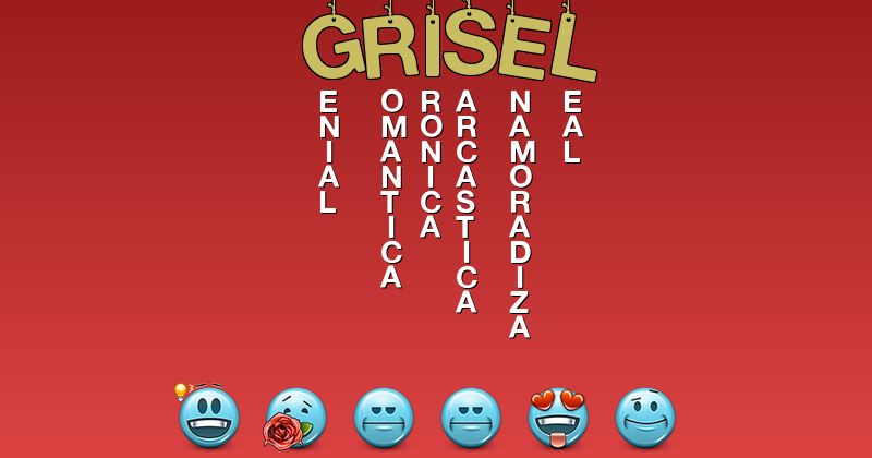 Emoticonos que describen a: grisel - Emoticones para tu nombre