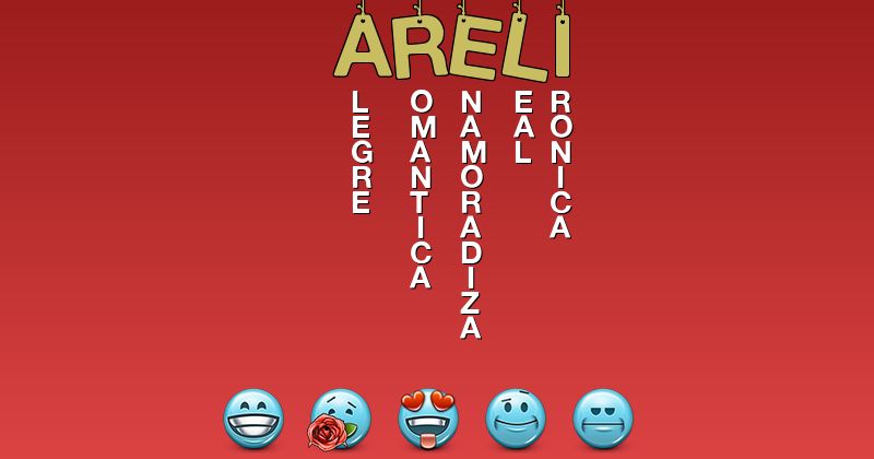 Emoticonos que describen a: areli - Emoticones para tu nombre