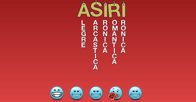 Emoticonos que describen a: asiri - Emoticones para tu nombre