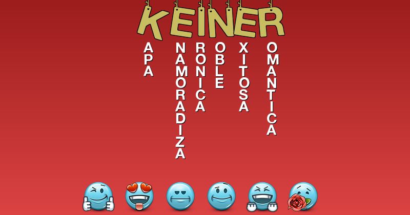 Emoticonos que describen a: keiner - Emoticones para tu nombre