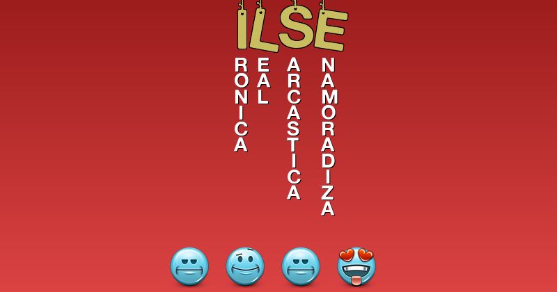 Emoticonos que describen a: ilse - Emoticones para tu nombre