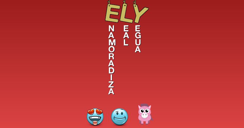 Emoticonos que describen a: ely - Emoticones para tu nombre