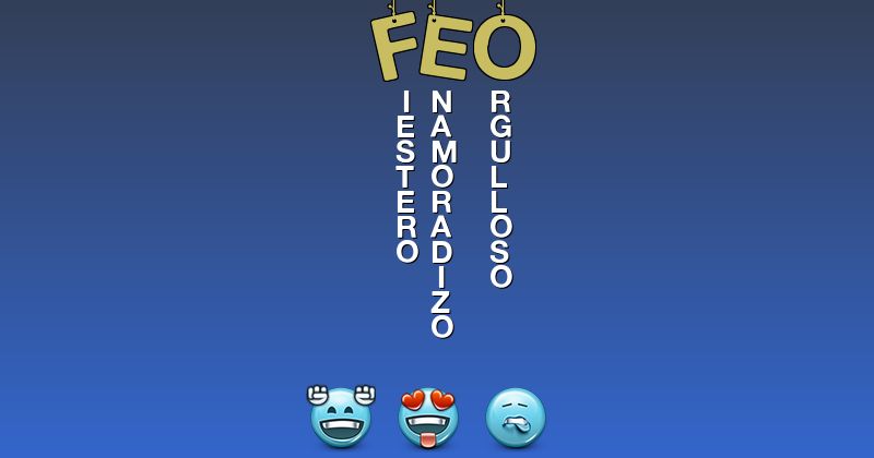 Emoticonos que describen a: feo - Emoticones para tu nombre