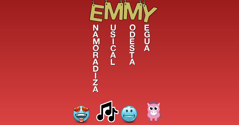 Emoticonos que describen a: emmy - Emoticones para tu nombre