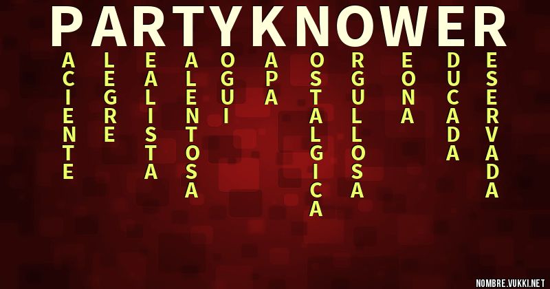 Qué significa party-knower