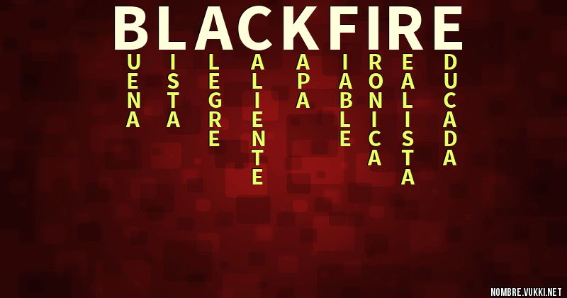 Qué significa blackfire