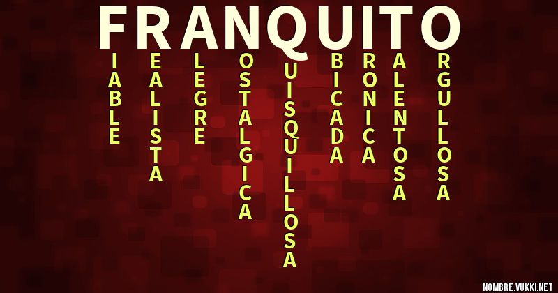 Qué significa franquito