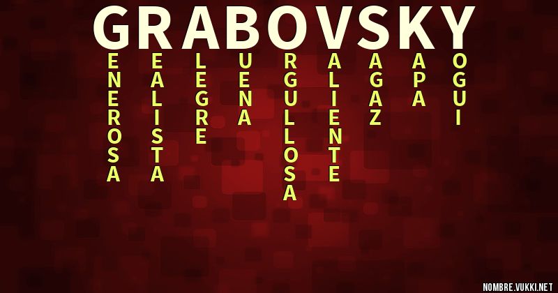 Qué significa grabovsky