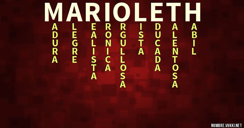 Qué significa marioleth