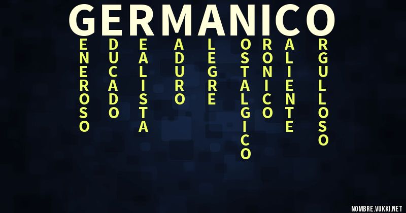 Qué significa germánico
