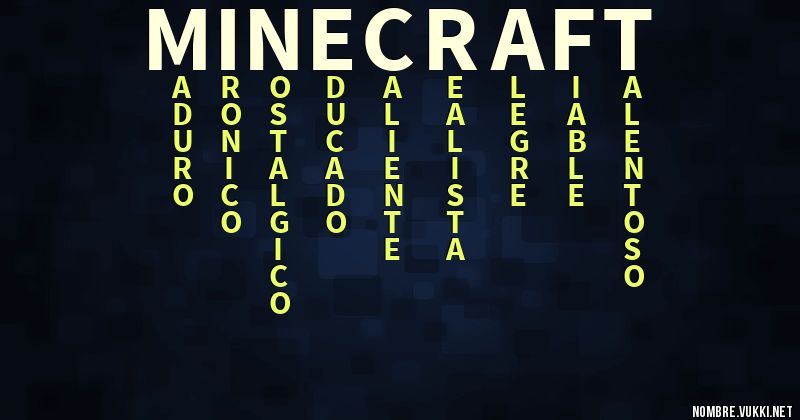 Qué significa minecraft