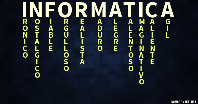 Qué significa informática