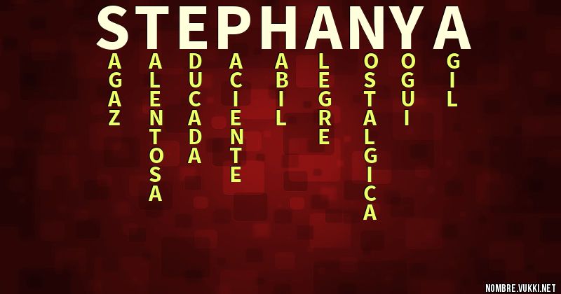 Qué significa stephanya
