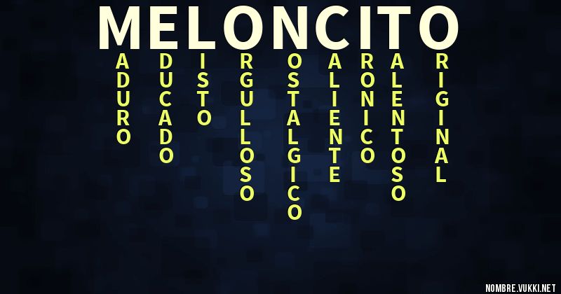 Qué significa meloncito