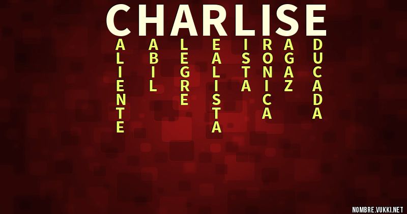Qué significa charlise