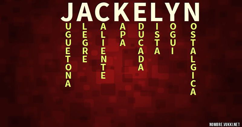 Qué significa jackelyn