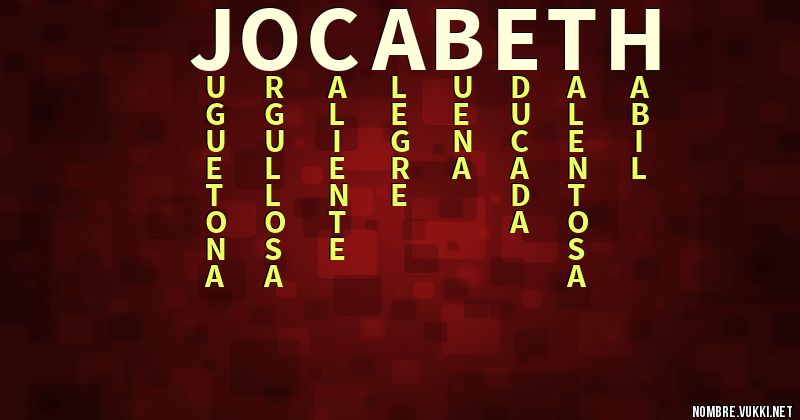 Qué significa jocabeth