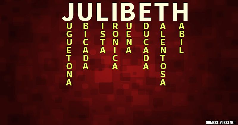 Qué significa julibeth