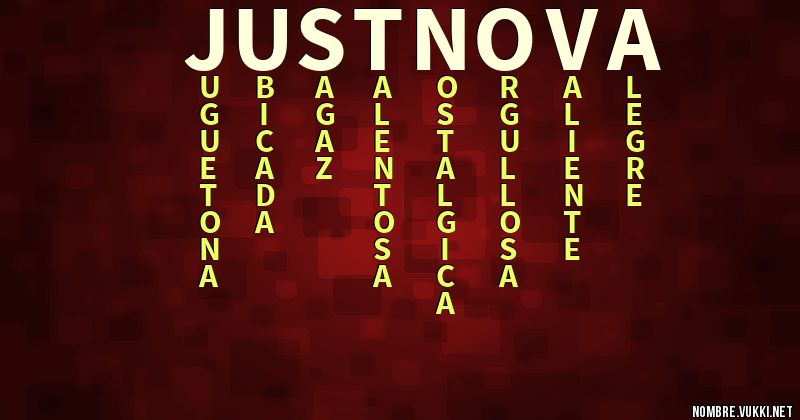 Qué significa justnova