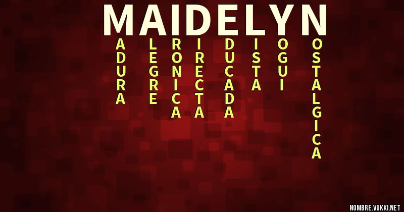 Qué significa maidelyn