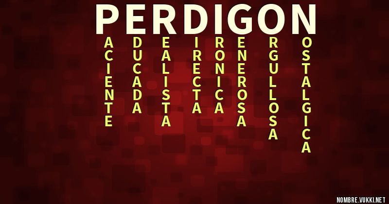 Qué significa perdigon