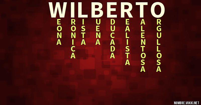 Qué significa wilberto