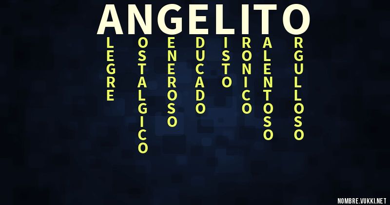 Qué significa Ángelito
