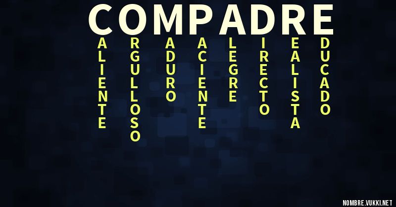 Qué significa compadre