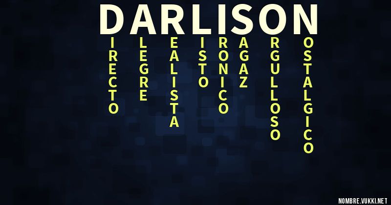 Qué significa darlison