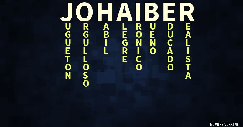 Qué significa johaiber