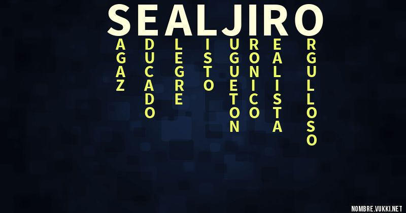 Qué significa sealjiro