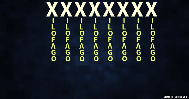 Qué significa xxxxxxxx