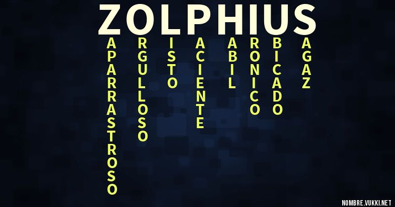 Qué significa zolphius