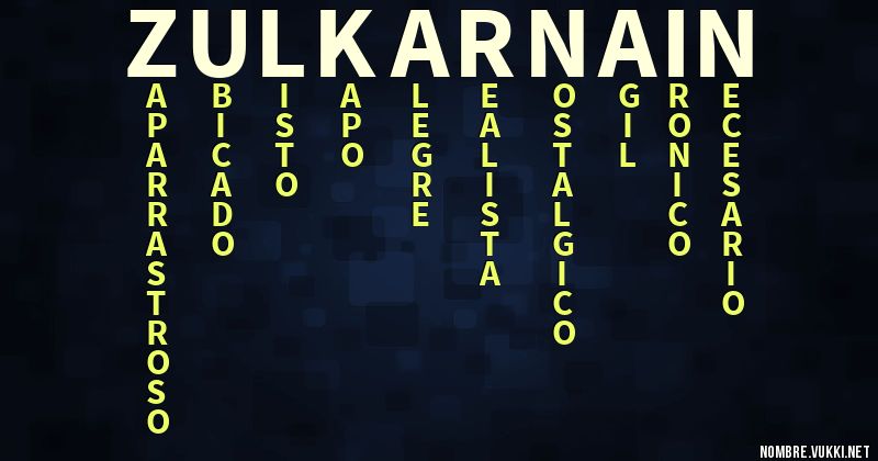 Qué significa zulkarnain