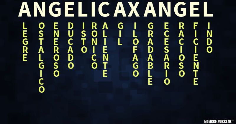 Qué significa angelicaxangel