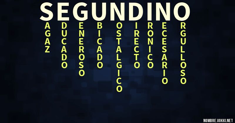 Qué significa segundino