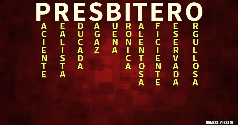 Qué significa presbitero