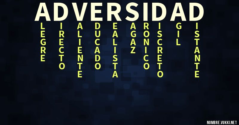 Qué significa adversidad
