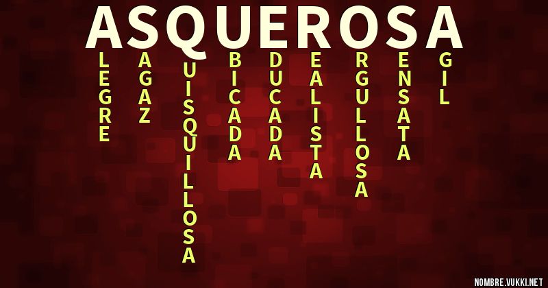 Qué significa asquerosa