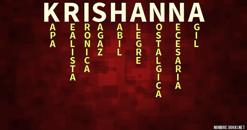 Qué significa krishanna