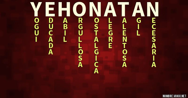 Qué significa yehonatan