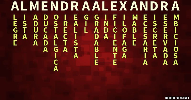 Qué significa almendraalexandra