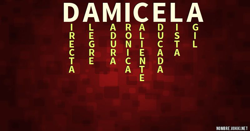 Qué significa damicela