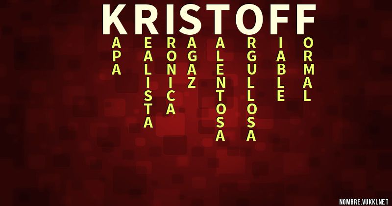 Qué significa kristoff