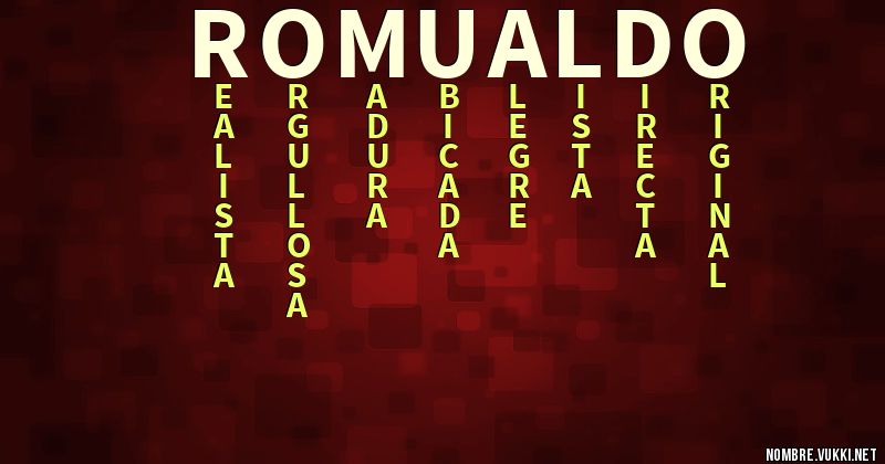 Qué significa romualdo