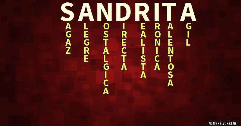 Qué significa sandrita